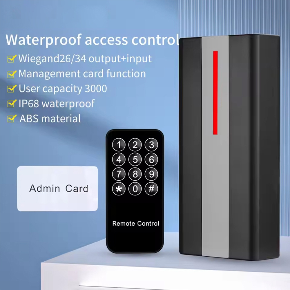 Stand Alone RFID Access Control Machine Proximity Card Reader Entry Door Opener IP68 Waterproof ...