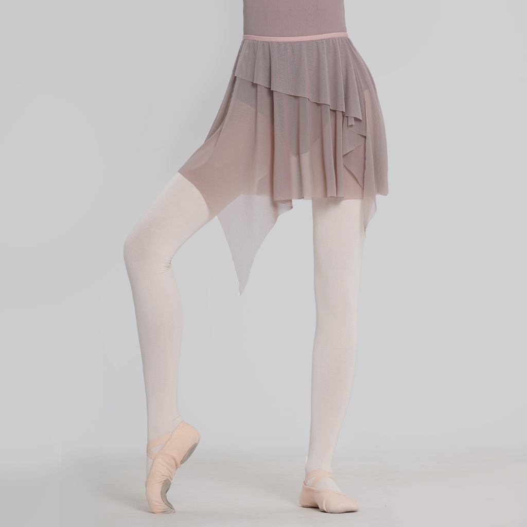 Women Soft Mesh Dance Skirts Irregular Gauze Short Dress for Ballet ...
