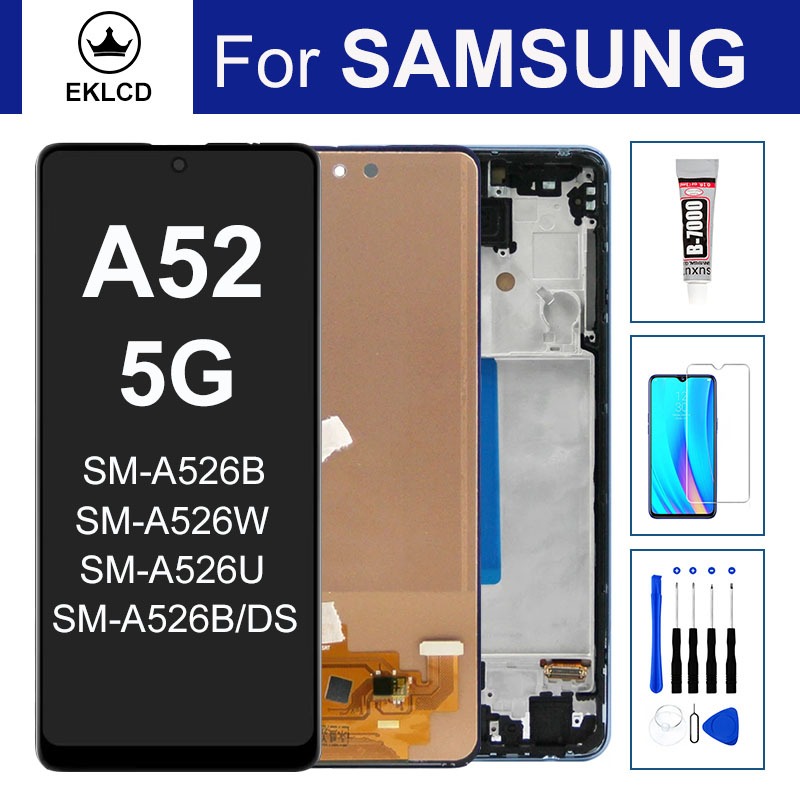100% Tested LCD Display For Samsung Galaxy A52 5G A526 A526B A526F/DS ...