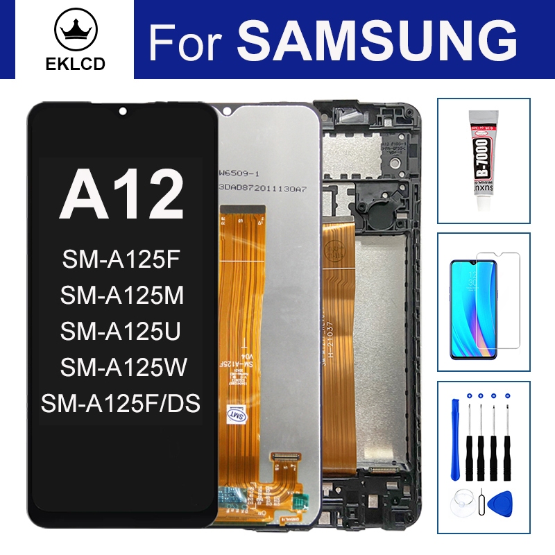 Display For Samsung Galaxy A12 A125 SM-A125F A125M A125U LCD With Touch ...