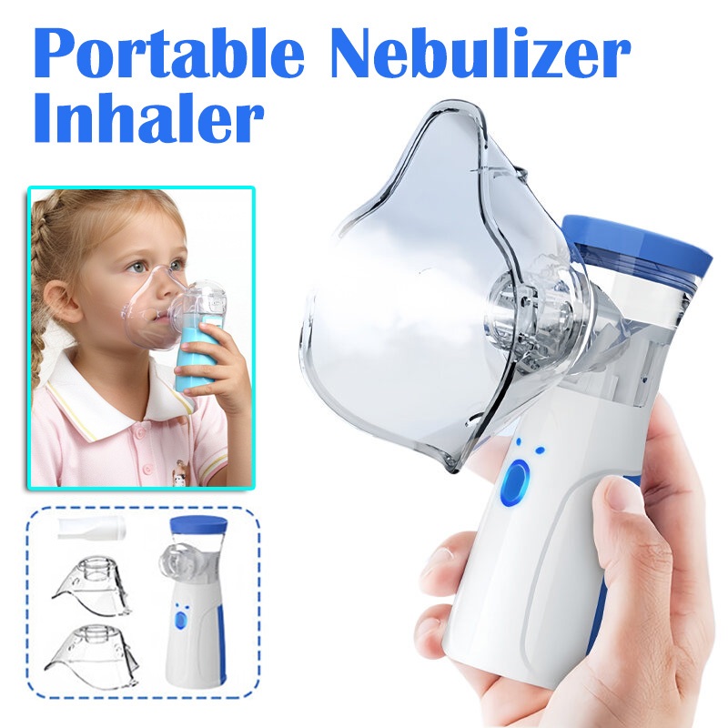 Portable Ultrasonic Inhaler, Silent Nebulizer With Adjustable Mist for ...