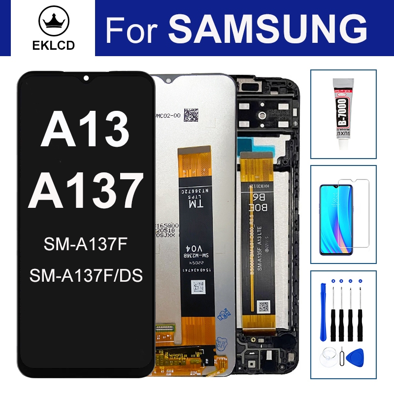 LCD For Samsung Galaxy A13 A137 SM-A137F A137F/DS Display Touch Screen ...