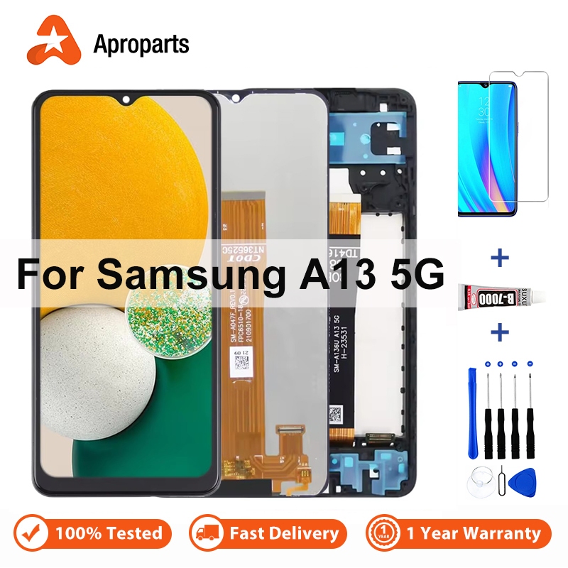 LCD For Samsung Galaxy A13 5G A136 SM-A136U A137F Display Touch Screen ...