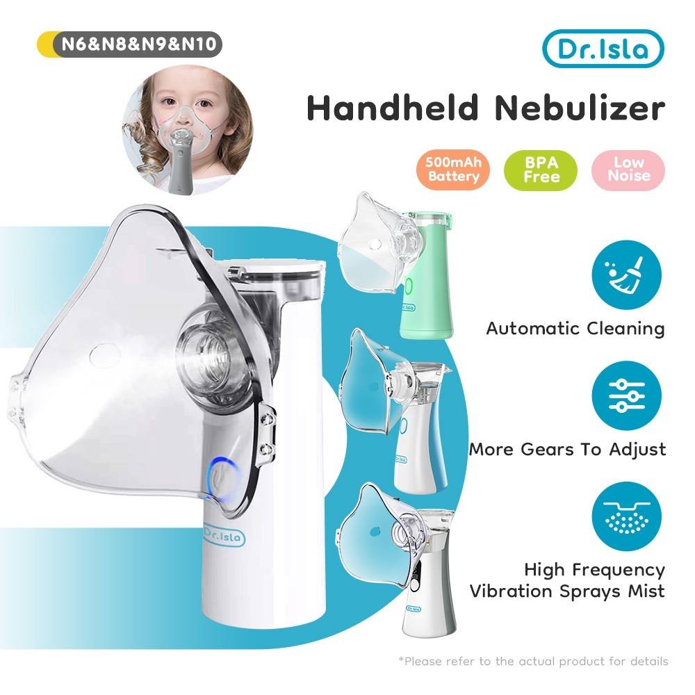 Dr.isla Portable Nebulizer Inhaler Ultrasonic Spray Machine For Kids ...