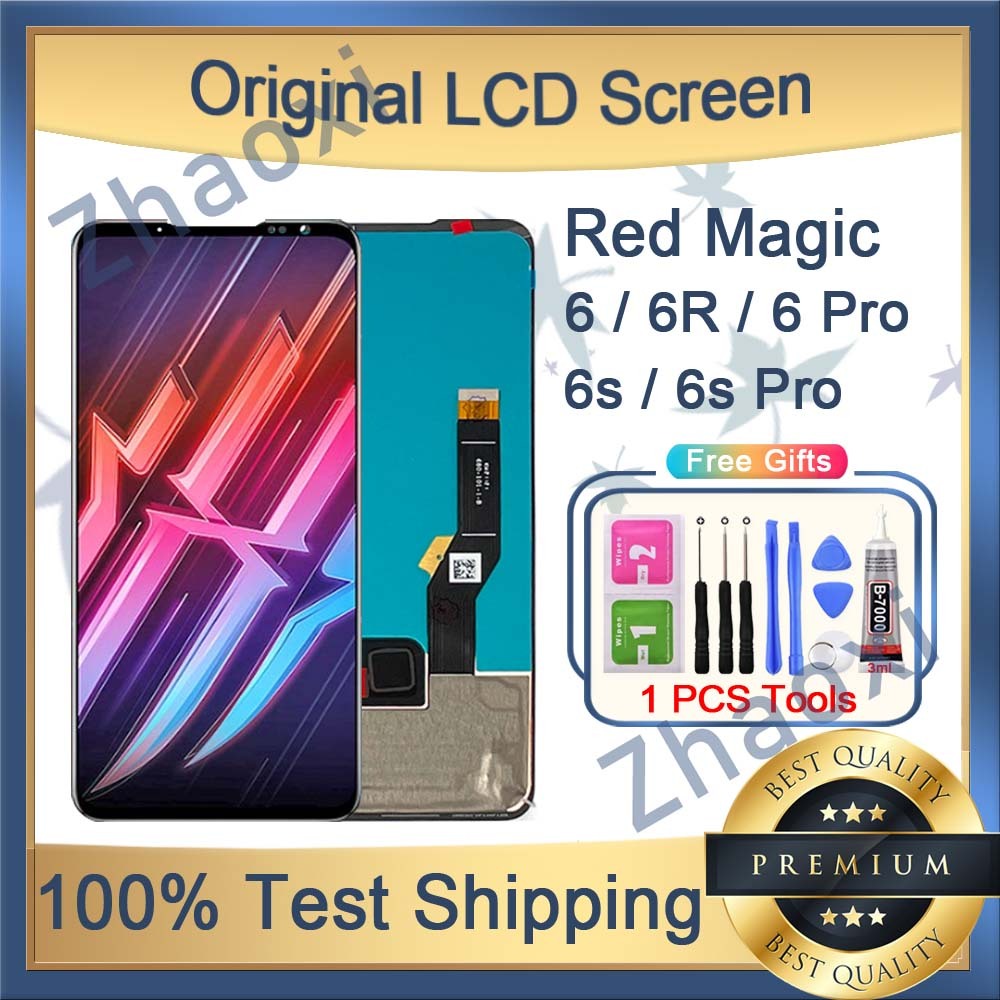 Original AMOLED Red Magic 6 6R 6 Pro 6s 6s Pro LCD Screen Replacement ...