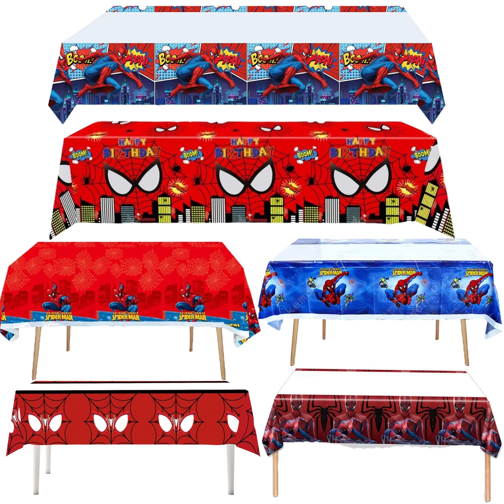 1/3Pcs Spiderman Tablecloth Decorations Superhero Theme Party ...