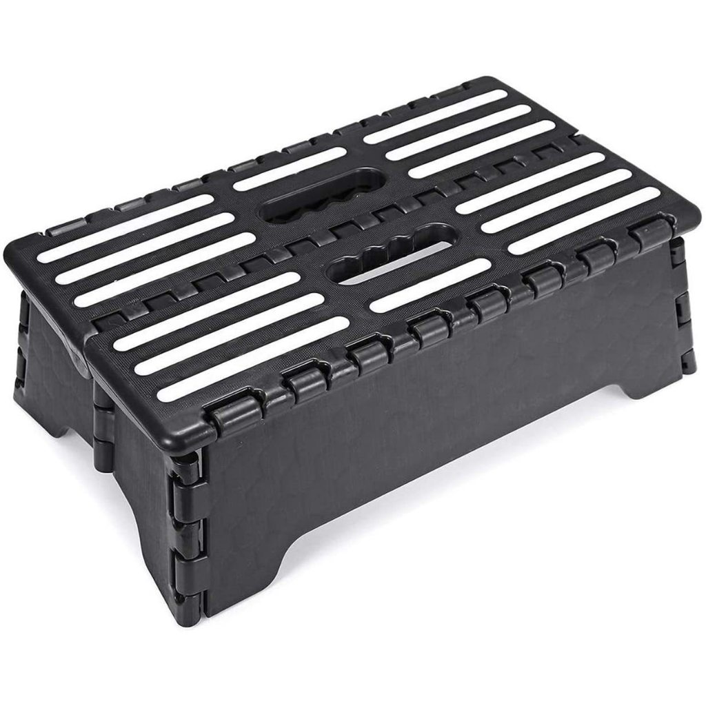 Non-Slip Small One Compact Flat Step Stool Heavy Duty Portable ...