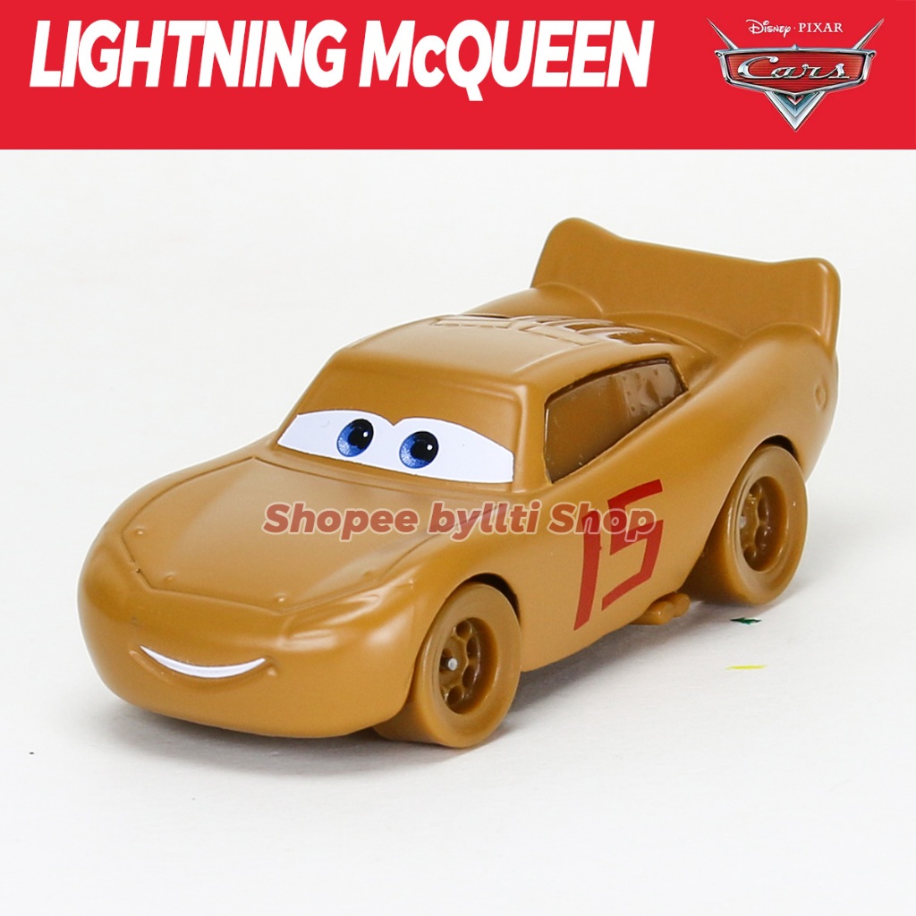 Mattel Disney Pixar Cars 3 MUD Lightning McQueen 1:55 Diecast Car Toys ...