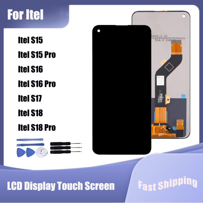 For Itel S15 S16 S16 Pro S17 S18 S18Pro LCD Display Touch Screen ...