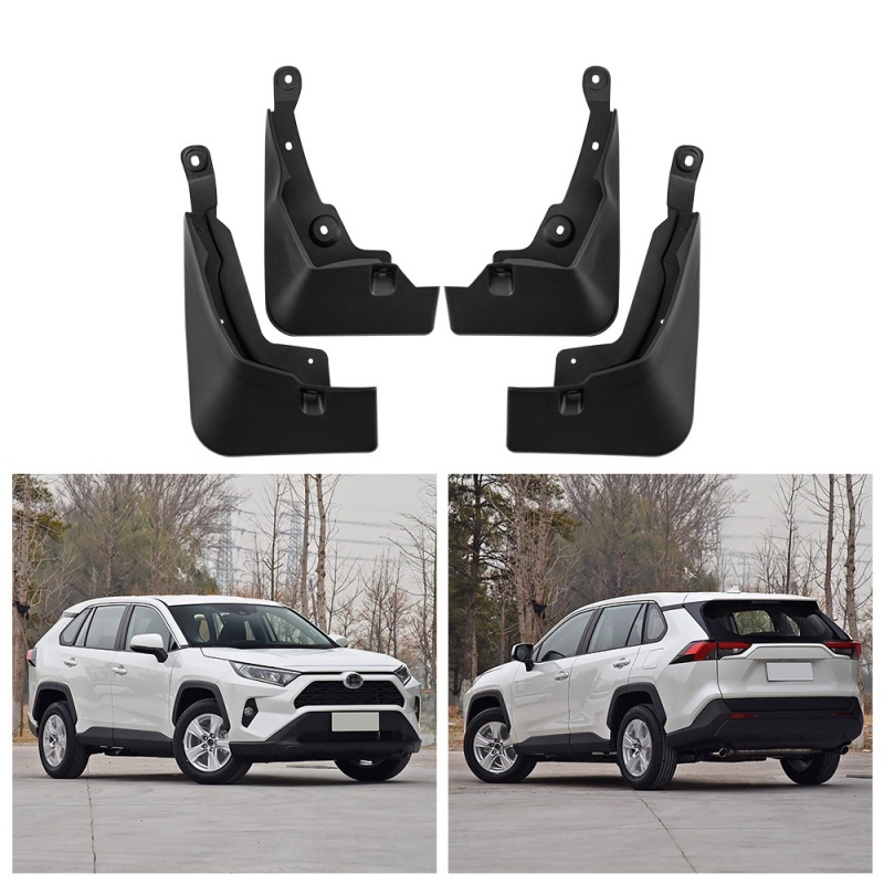 4pcs Toyota RAV4 splash guard (2WD without pedals) for 2019-2025 RAV4 ...