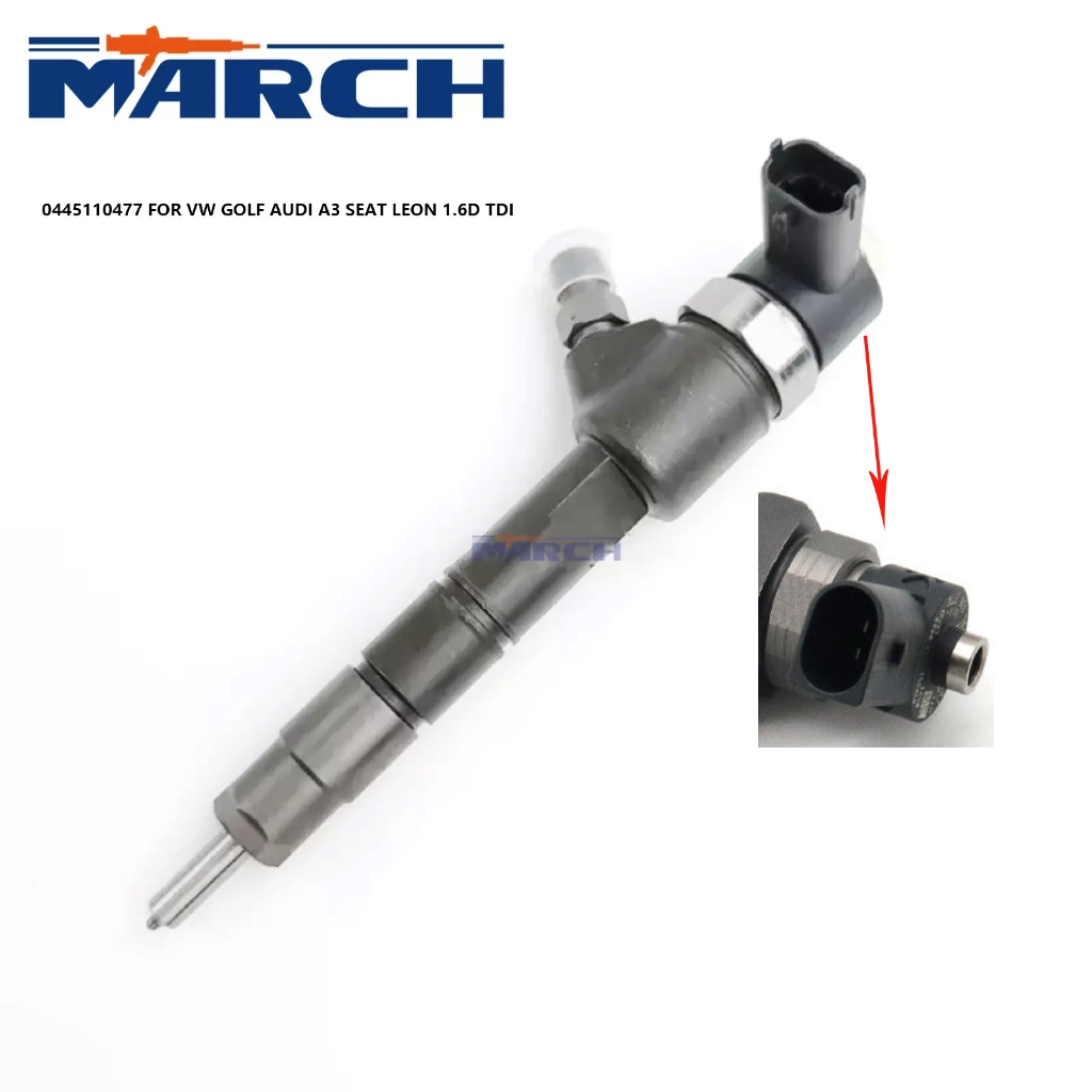 Diesel Fuel Injector Assembly 0445110477 for VW Golf Audi A3 Seat Leon ...