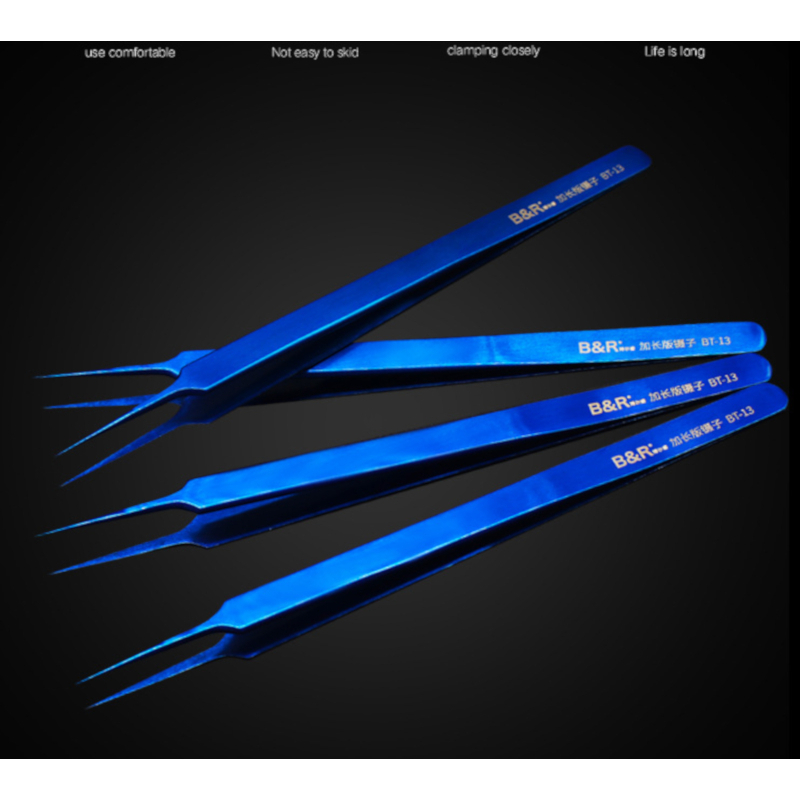 Extra Long Ultra-Slim High Precision Tweezers, Curved Tip/Straight Tip ...