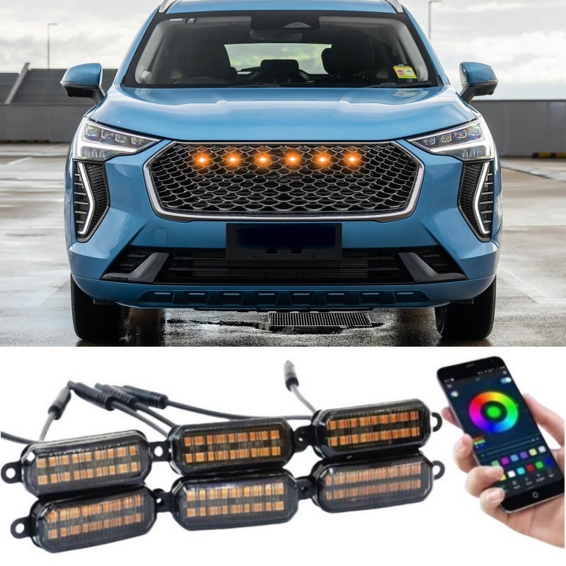 18LED Front Grille Light For Haval Jolion Car Daytime RunningLight ...