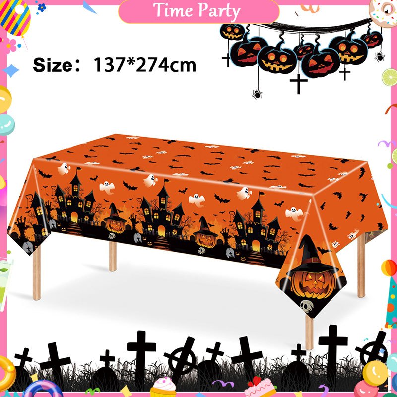 Halloween Decoration Tablecloth Spider Web Halloween Tablecloth ...