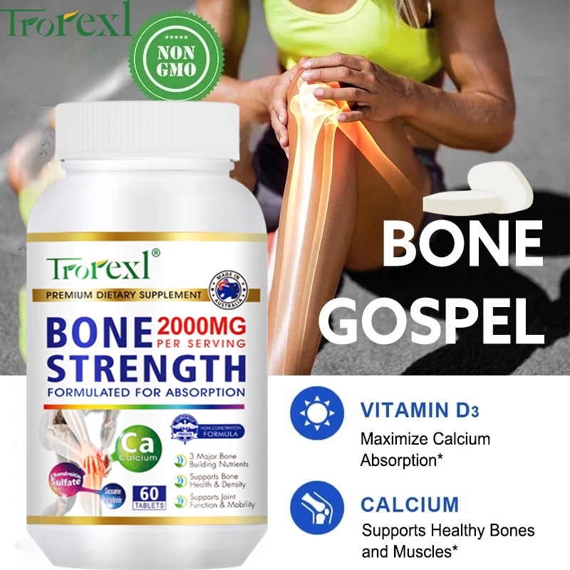 Trorexl 60pcs Bone Density Supplement [Halal] Increase Bone Density ...