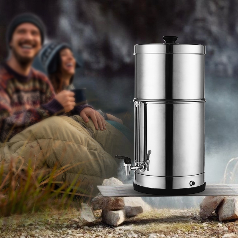 Direct drinking Water Stainless Steel Gravity Filter with Ozone Ceramic ...