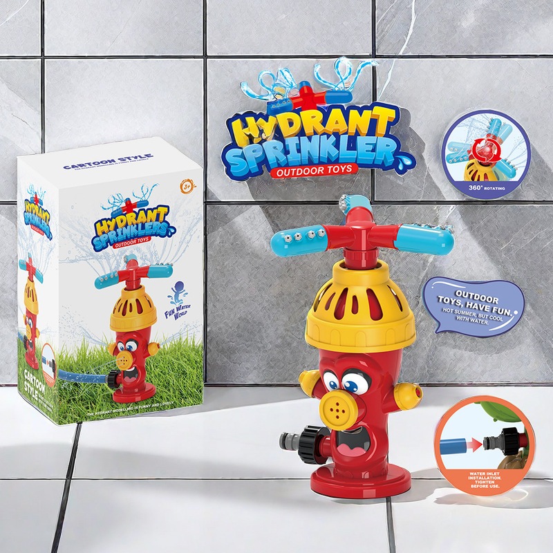 Lawn Fire Hydrant Sprinkler Toy Summer Children Outdoor Interactive ...