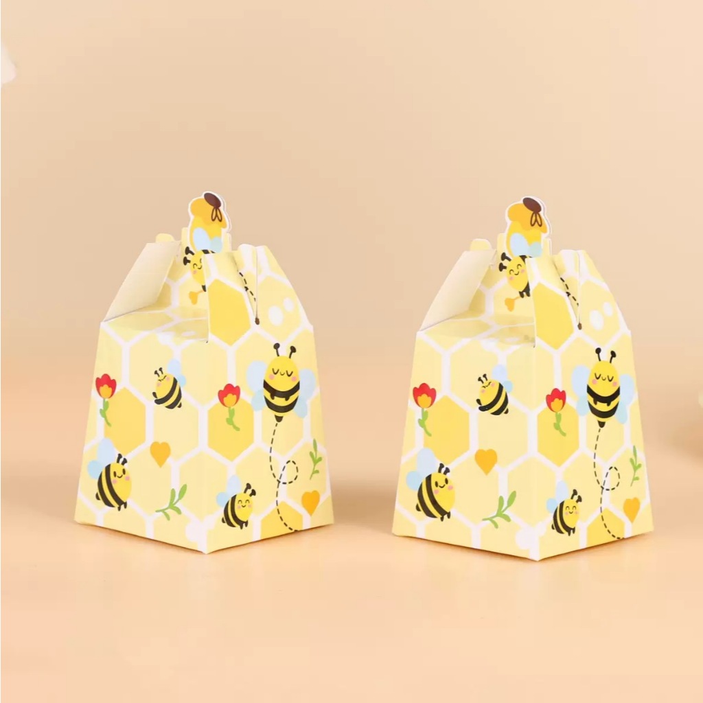 10PCS Paper Bee Gift Boxes Bee Candy Boxes Party Favor Boxes Wedding ...