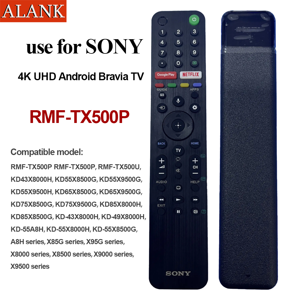 ALANK use for SONY LCD Smart TV Remote Control 4K HD Android TV Support Voice Genuine RMF-TX500P ...