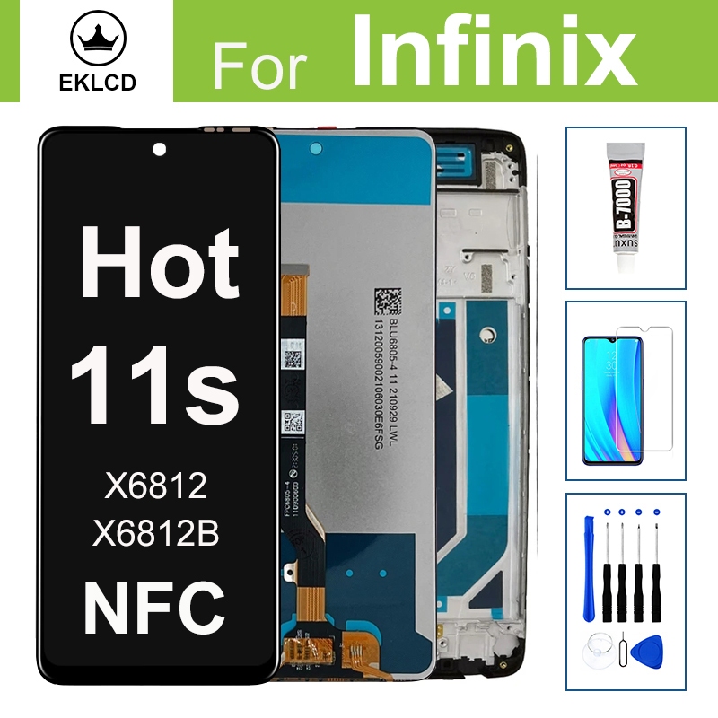 6.78" Display For Infinix Hot 11S X6812 X6812B Hot11s NFC LCD With ...