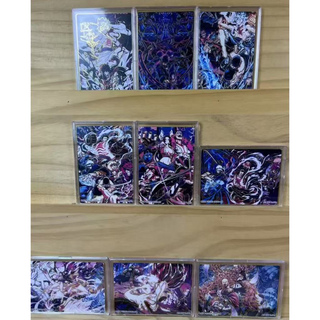 One Piece Anime Card Set 9 Metal Cards | Shopee Philippines
