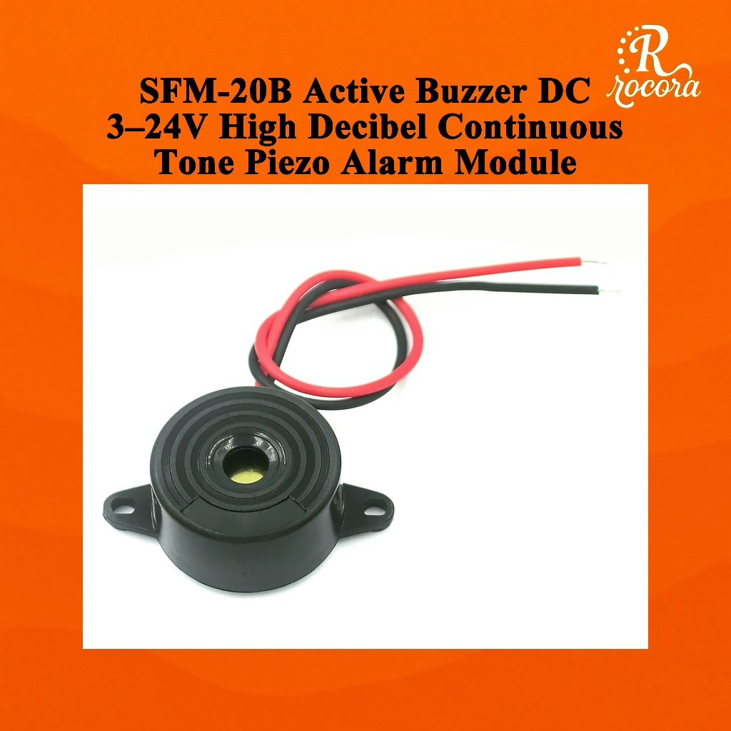 SFM-20B Active Buzzer DC 3–24V High Decibel Continuous Tone Piezo Alarm Module | Shopee Philippines