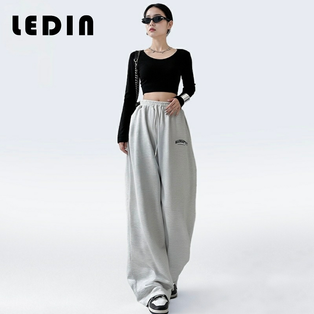 Women's Pants Highstreet Sports Sweatpants Loose Trendy Straight Hip ...