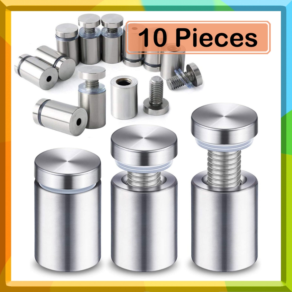 10Pcs Advertising Bolts | 20*12mm | Sign Standoff Screws | Advertising ...