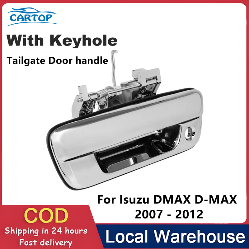 For Isuzu DMAX D-MAX 2007 - 2012 Tailgate Door handle Back Door handle ...