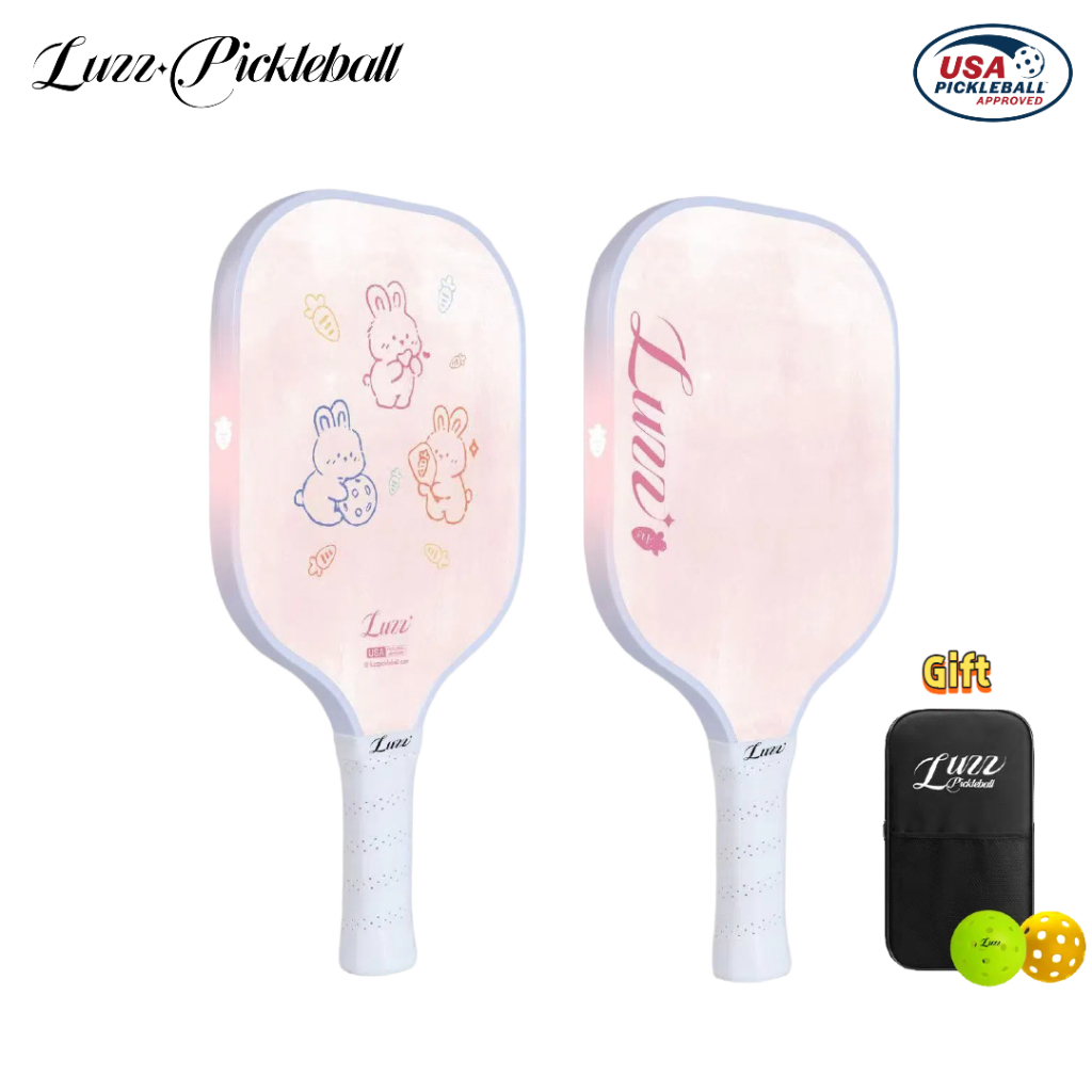Luzz pickleball Paddle Cute Rabbits Original Paddle (16mm) T700 Carbon ...