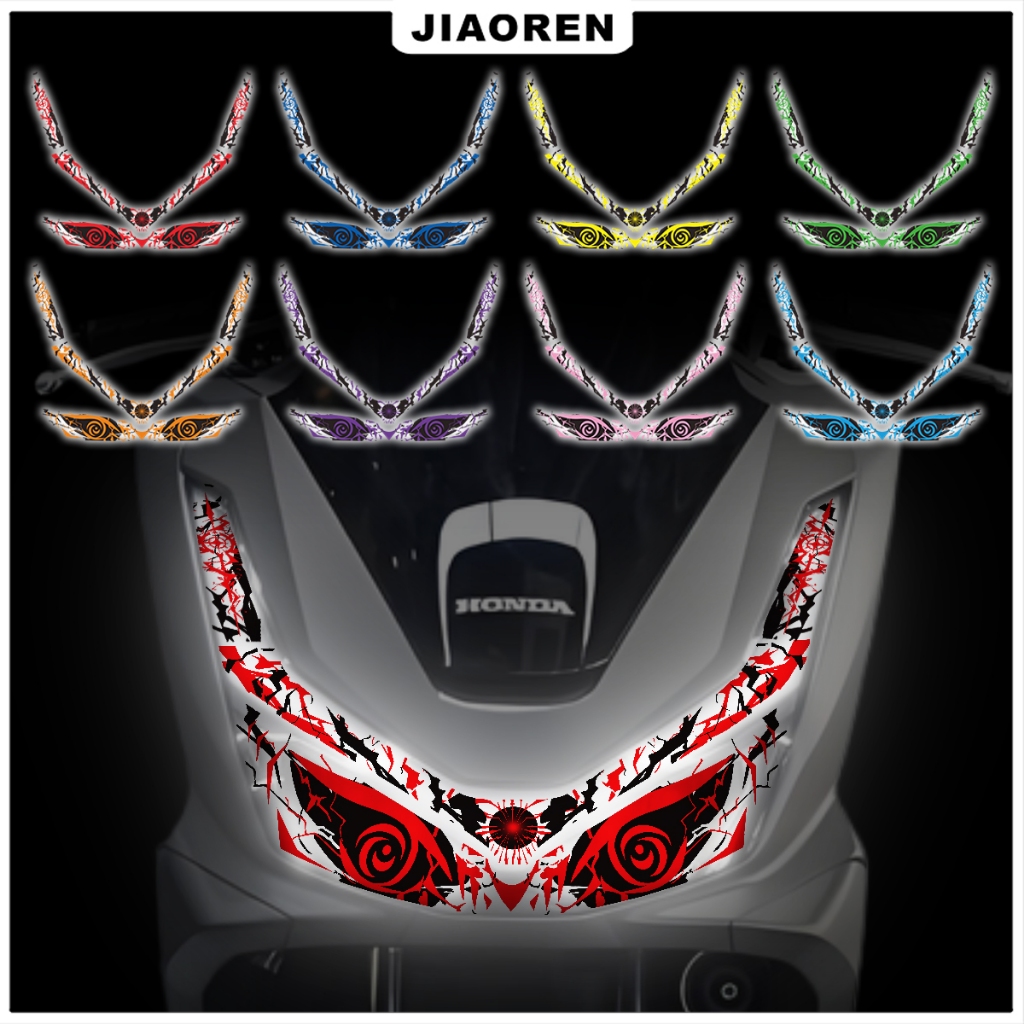 Honda pcx 160 2025 visor lamp sticker for motorcycle variation headlamp ...