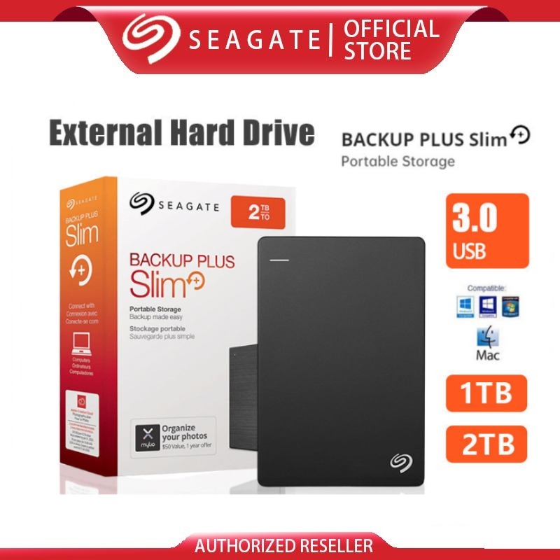 Seagate 1TB 2TB External Hard Drive External Hard Disk Suitable for PC Laptop Windows | Shopee ...