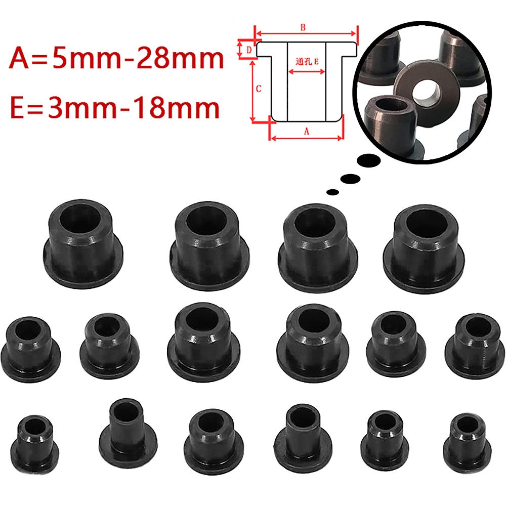 5Pcs Silicone Rubber Grommet Open Blind Plug Bungs Cable Wiring Protect ...