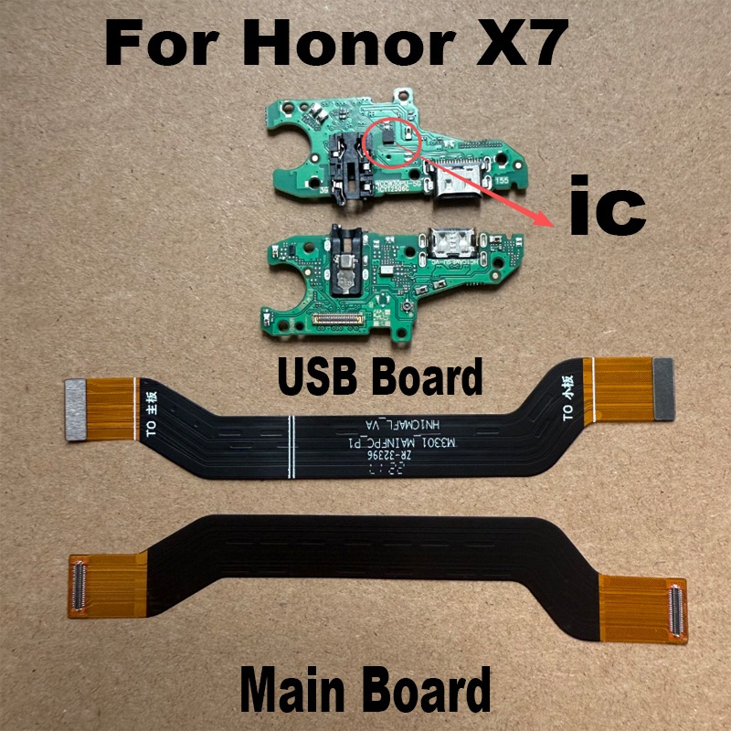 For Huawei Honor X7 USB Charging Dock Port Main Mother Mic Microphone ...