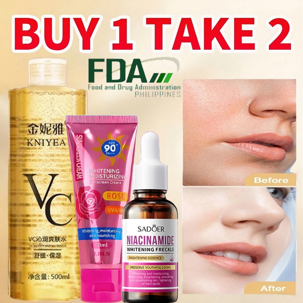 Buy 1 take 2 Vitamin C Toner 500ML Intensive Whitening Toner Essence ...