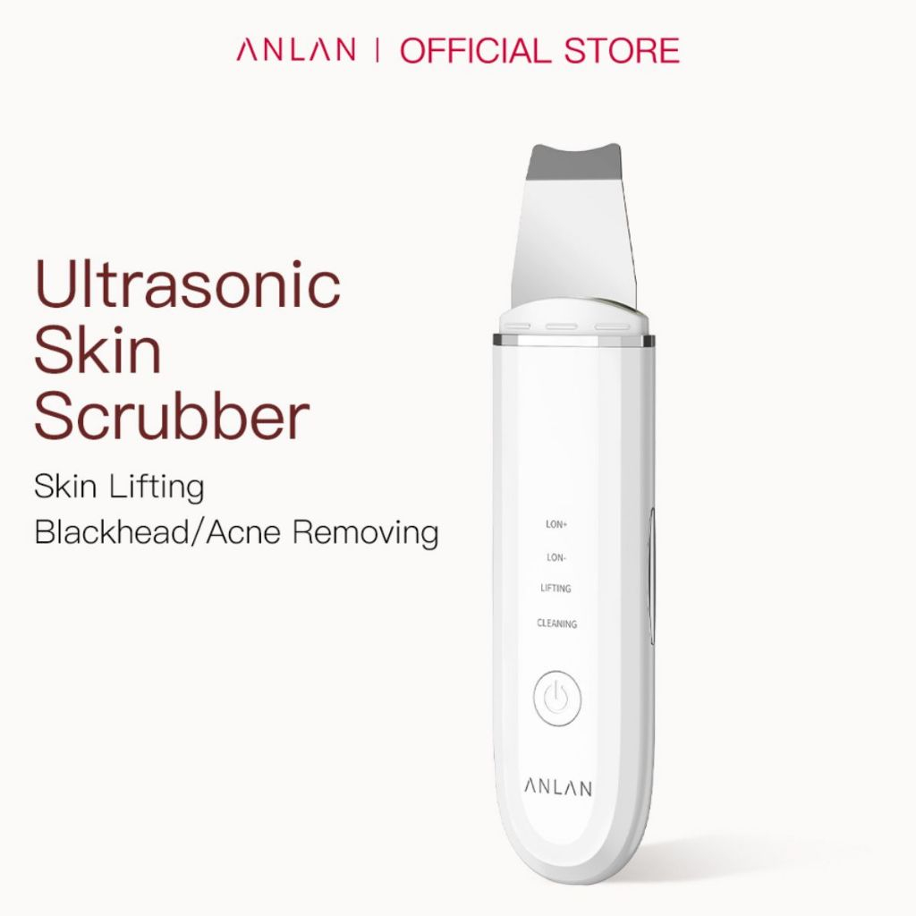 ANLAN Facial Ultrasonic Skin Scrubber Cleanser Tool Blackhead Acne ...