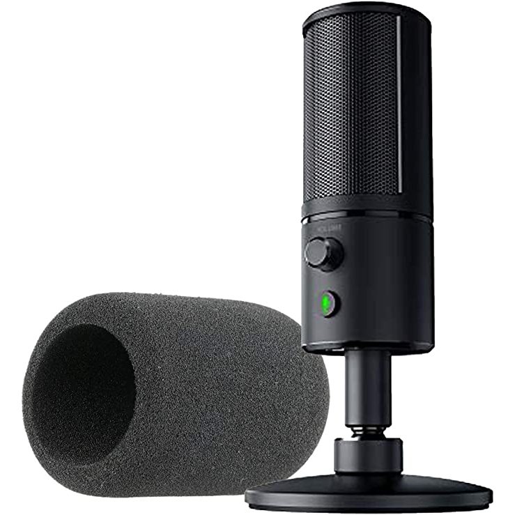 Foam Microphone Windscreen - Mic Cover Pop Filter Customized for Razer ...