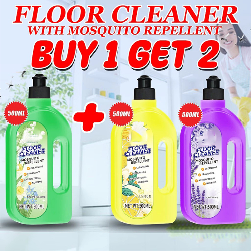 Buy 1 Get 2 Floor Cleaner With Mosquito Repellet 99.9% Antibacterial ...
