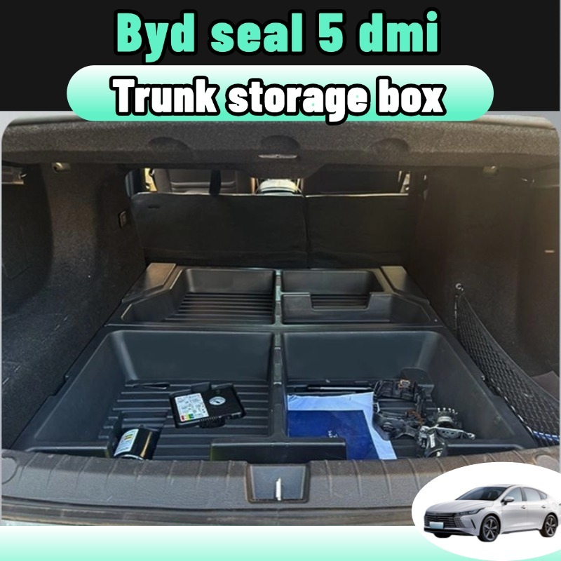For byd seal 5 dmi 2025 boot Storage Box Organizer Tray with ...