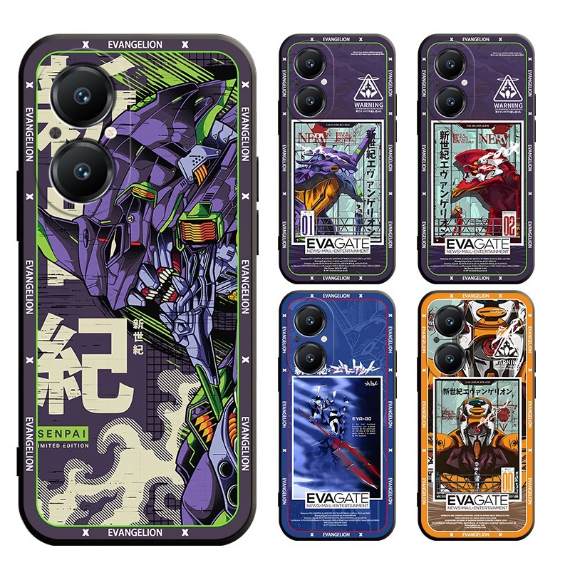 Realme C75 C71 C75X C67 C61 C63 C65 C31 Pro Plus Cover Evangelion ...