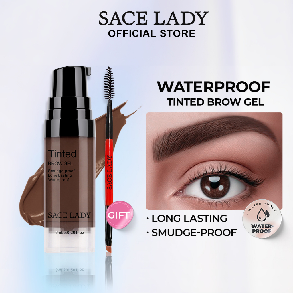 SACE LADY Long Lasting Eyebrow Gel Waterproof Eyebrow Cream Highly ...