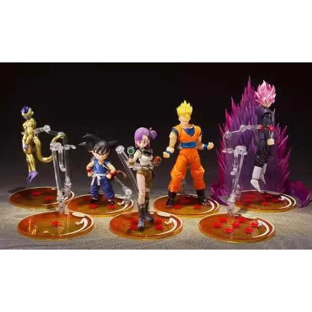 SHF Dragon Ball Seven Stars bracket platform set of 7 with growth and ...