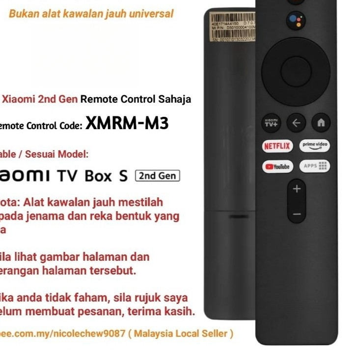 For new Remote Control XIAOMI TV box S 2nd Gen Bluetooth Voice Remote ...