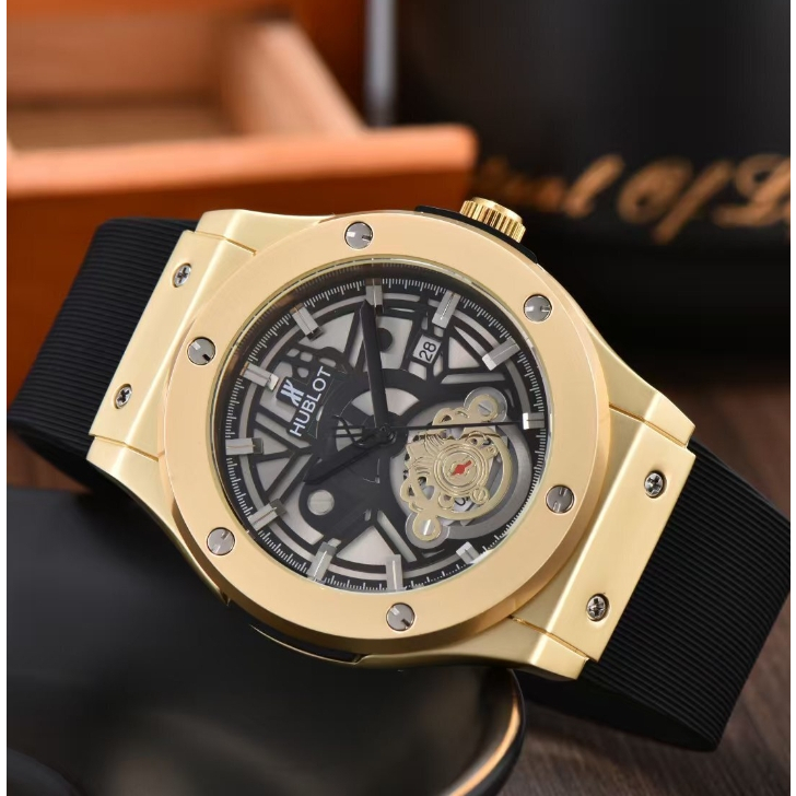 HUBLOT New Style Men's Watch Quartz Movement Multi-Function Dial ...