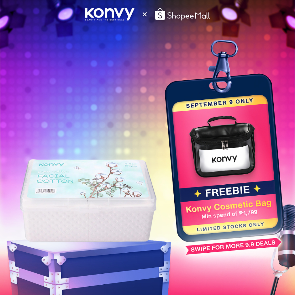 Konvy Facial Cotton 150pcs | Shopee Philippines