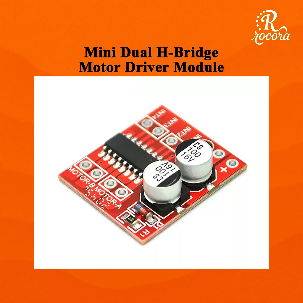 Mini Dual H-Bridge Motor Driver Module 2-Channel DC Motor Forward ...