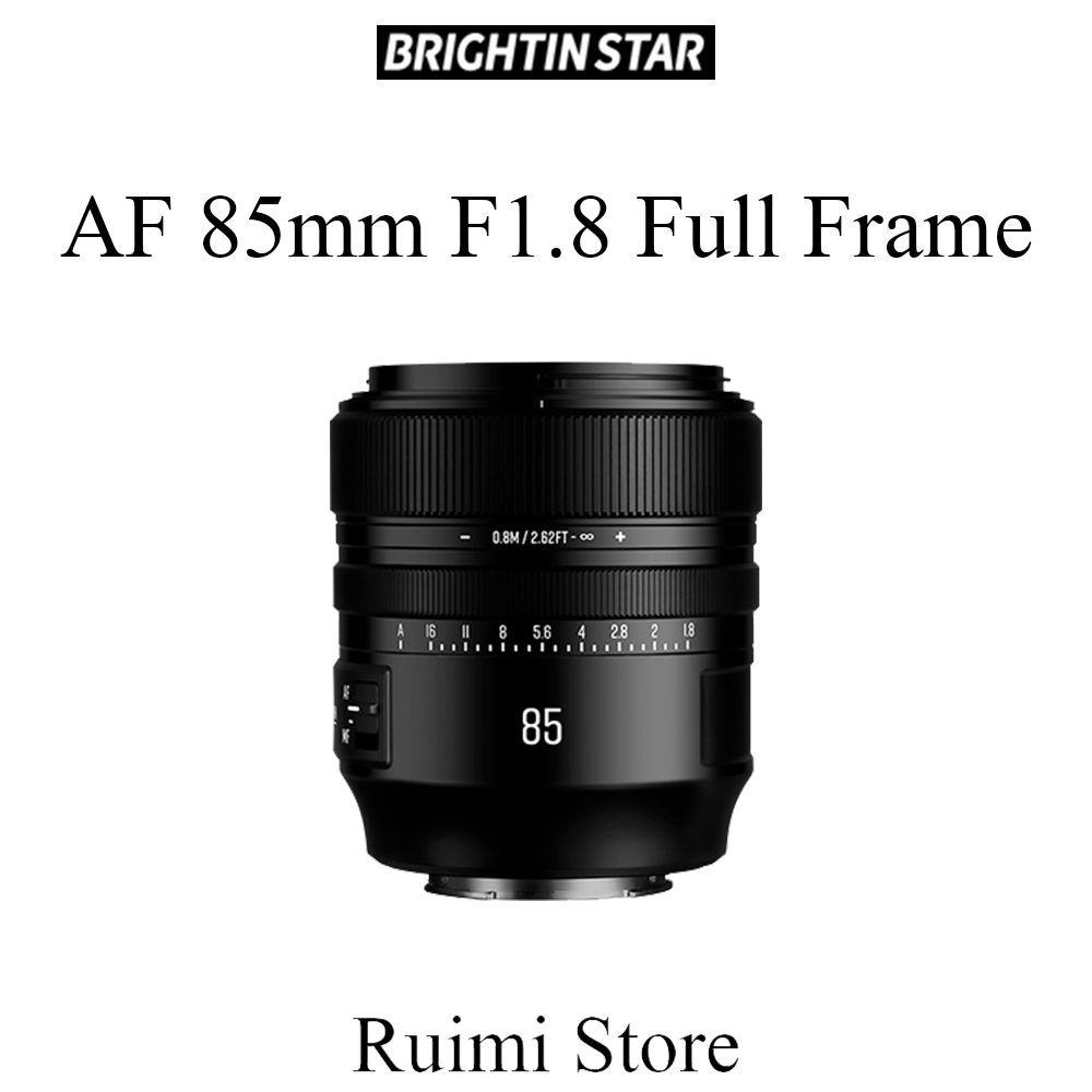 Brightin Star 85mm f1.8 Full Frame Auto Focus Lens For Sony E / Nikon Z ...