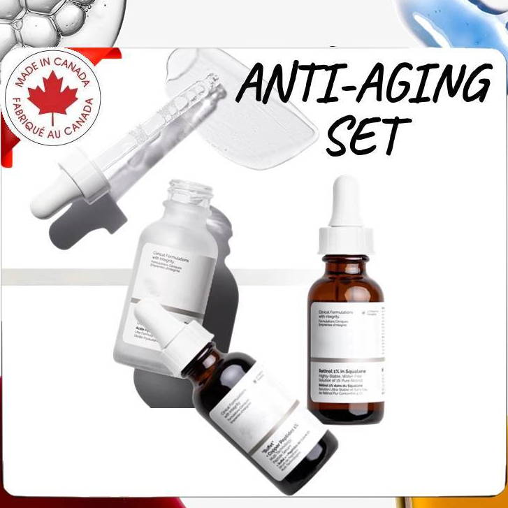 Anti-Aging Set Retinol Serum Hyaluronic Acid Serum Buffet Serum For ...