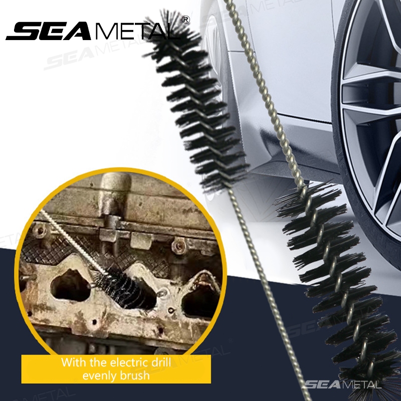 SEAMETAL Car Engine Cleaning Brush Intake Combustion Chamber Cylinder ...