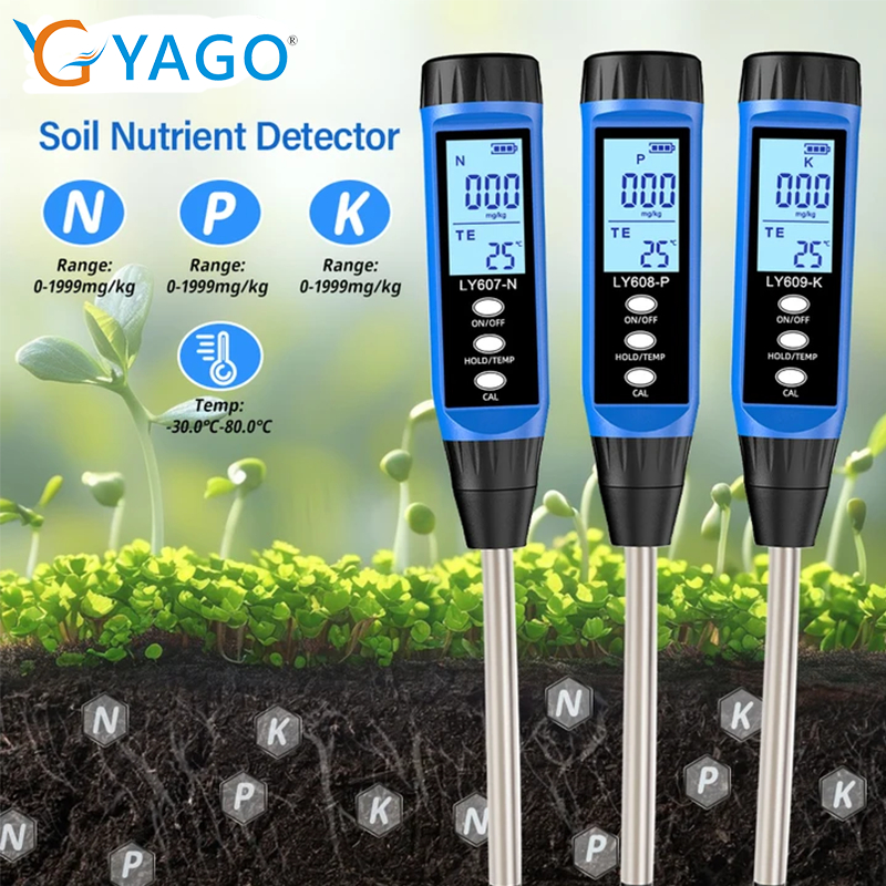 YAGO High Precision Soil NPK Meter Series Soil Nutrient Detector - 3-in ...